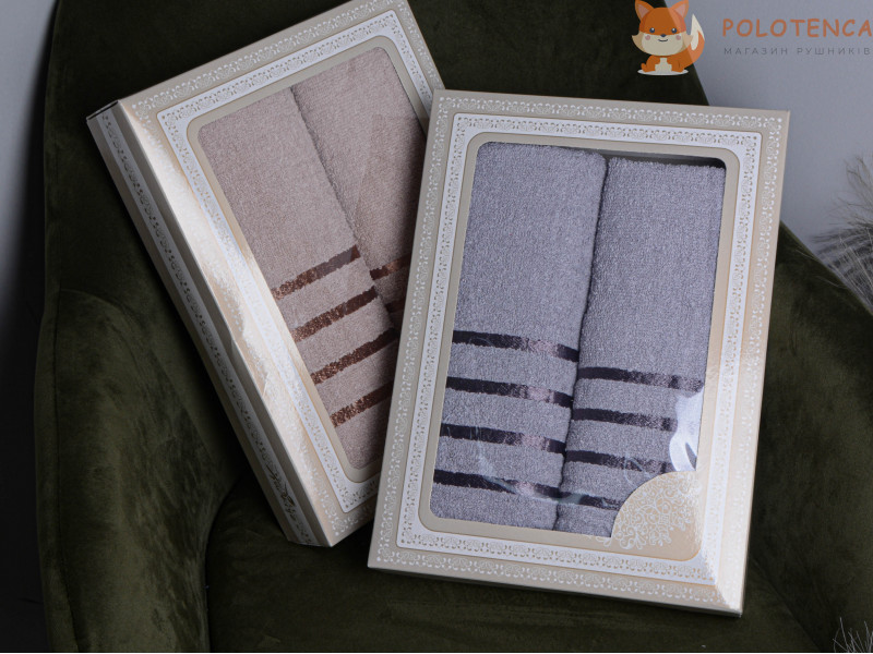 Набір рушників 4 полоси купити недорого оптом M141884 купити в інтернет магазині Polotenca